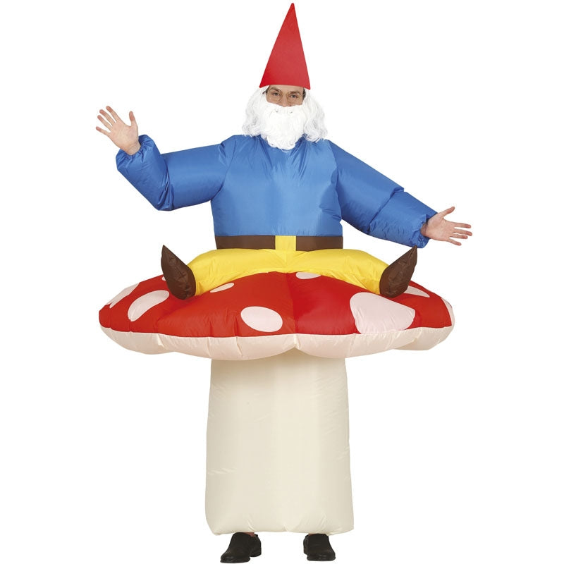 Fato Anão insuflável com cogumelo para homem | Comprar online