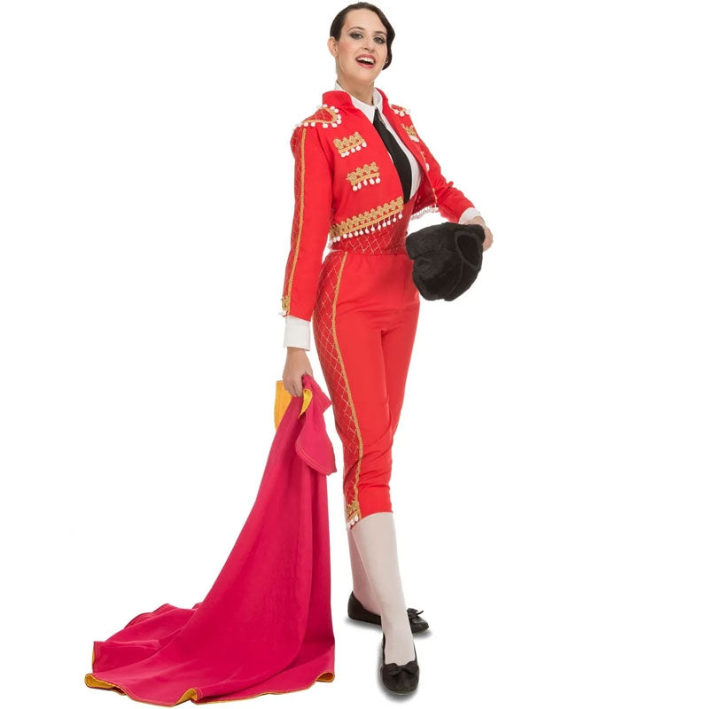 Fato Toureiro vermelho para Mulher | Comprar online