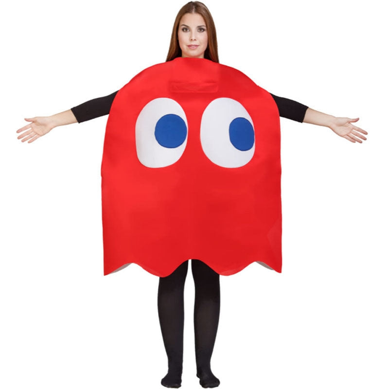Fato Fantasma Blinky do Pac-Man para Homem e Mulher |【Loja online】