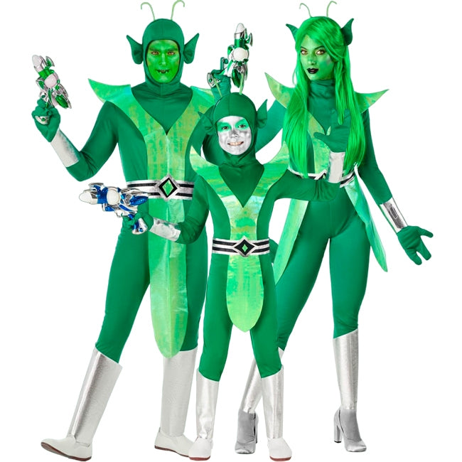 Família Alienígenas verdes - Fatos para grupos online