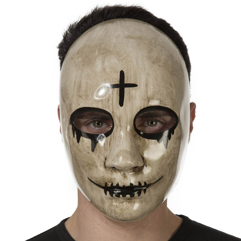 Máscara The Purge assustadora | Acessórios de Carnaval e Halloween