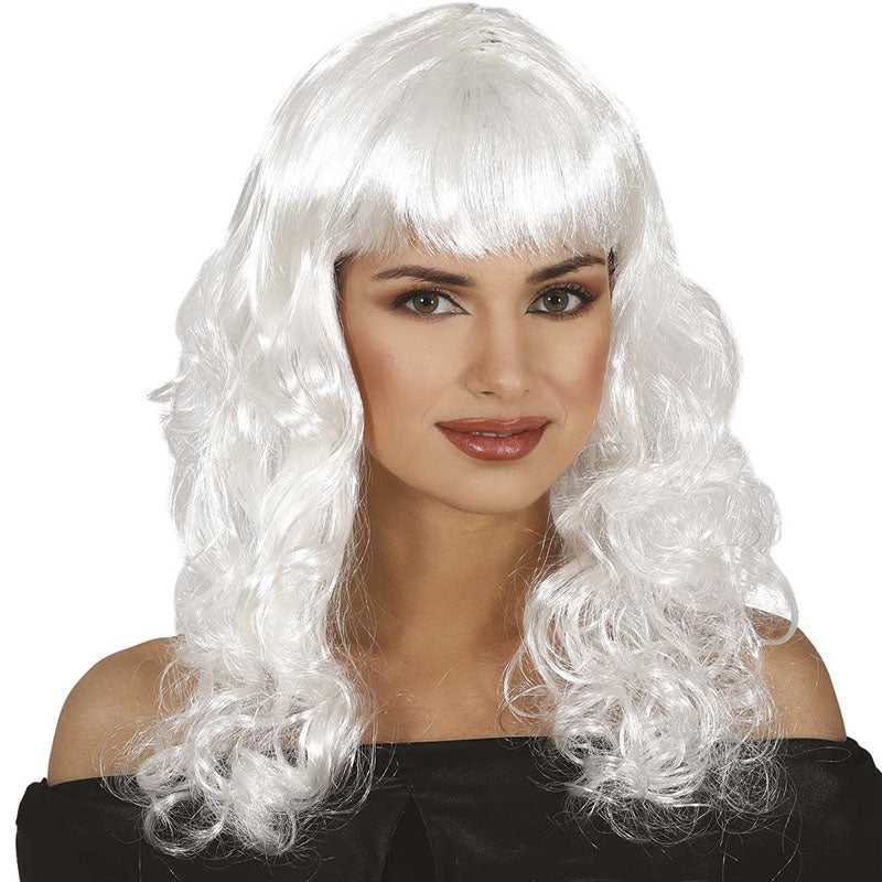 Peruca branca da Barbie | Acessórios de Carnaval